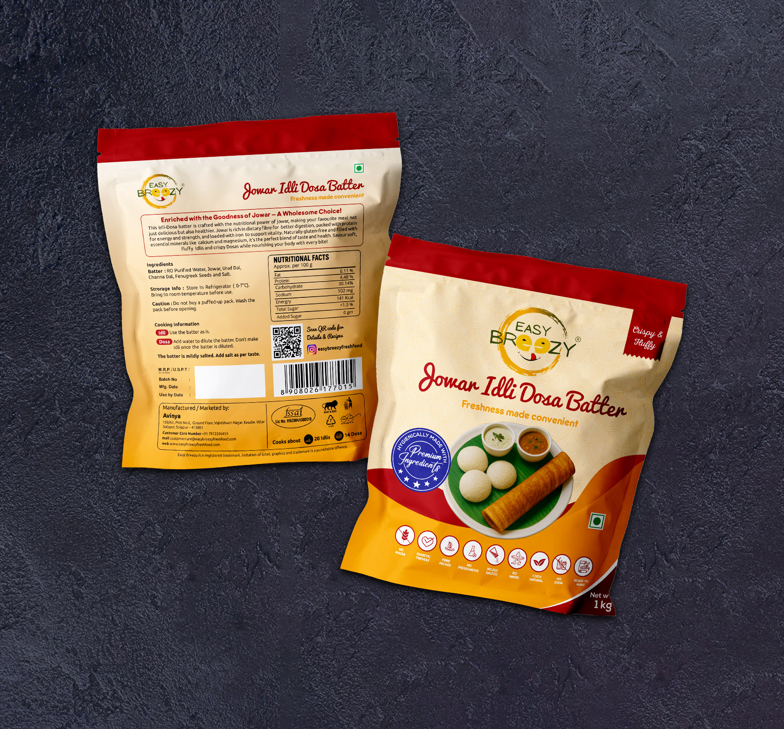 Jowar Idli Dosa Batter – Easy Breezy